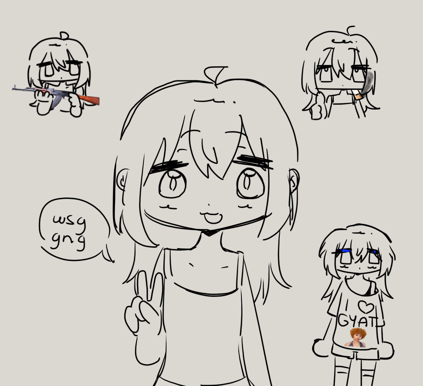 MIKO WHAT THE SIGMA - ibisPaint