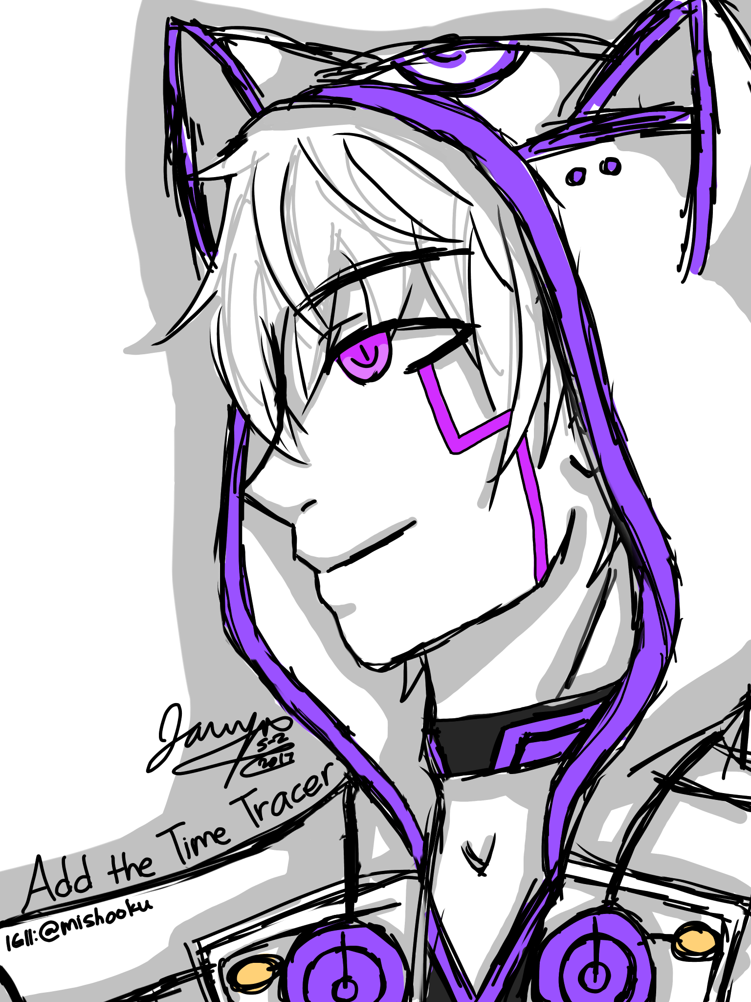 Add the Time Tracer (Fanart) - ibisPaint