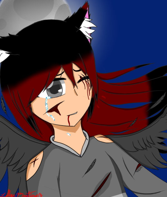 Ayla falling down - ibisPaint