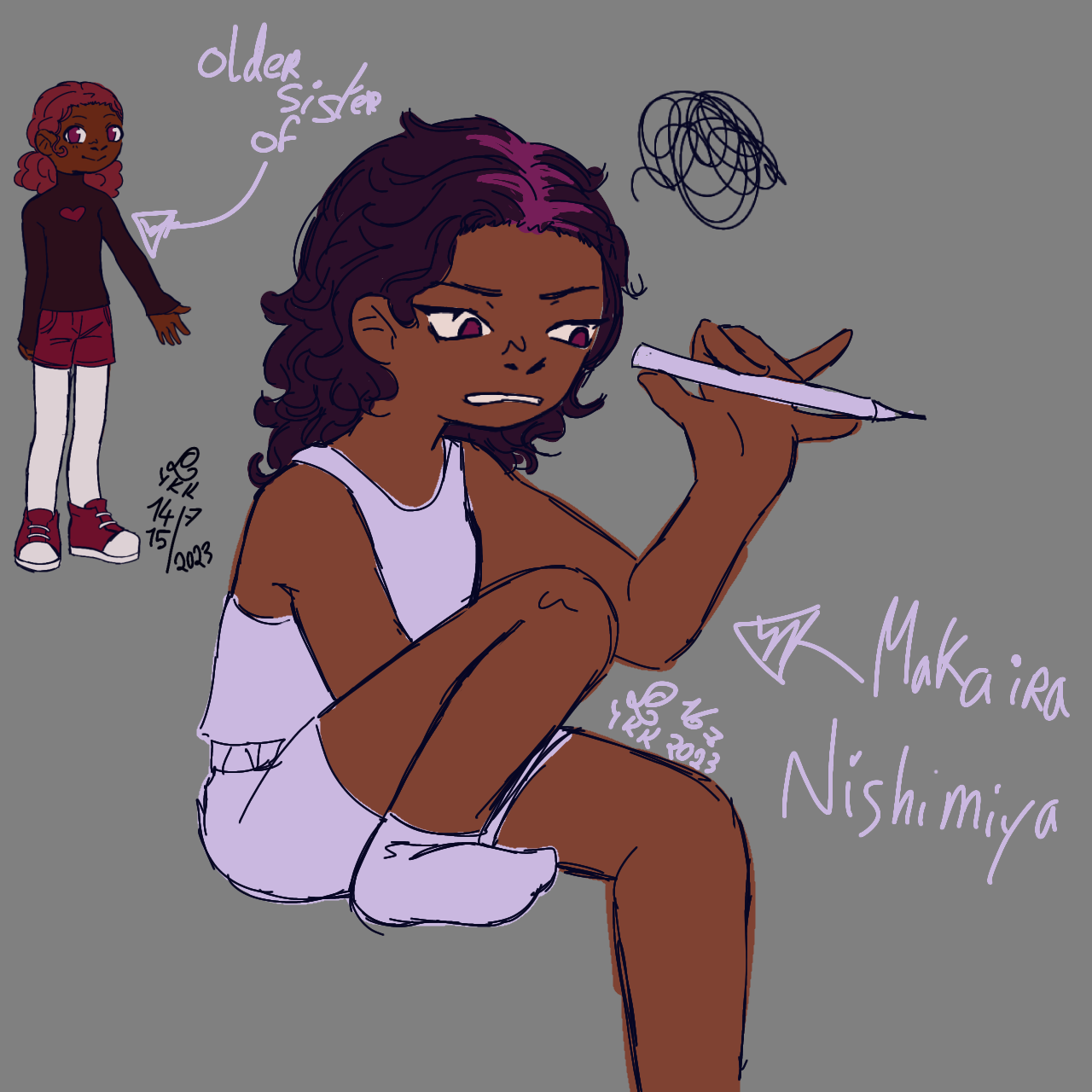 big sis Nishimiya - ibisPaint