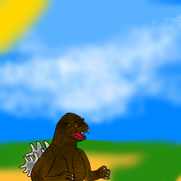 Godzilla 1991 - ibisPaint