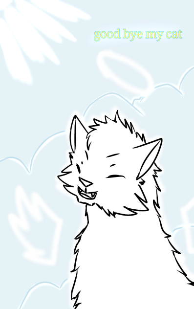 good bye my cat ToT - ibisPaint