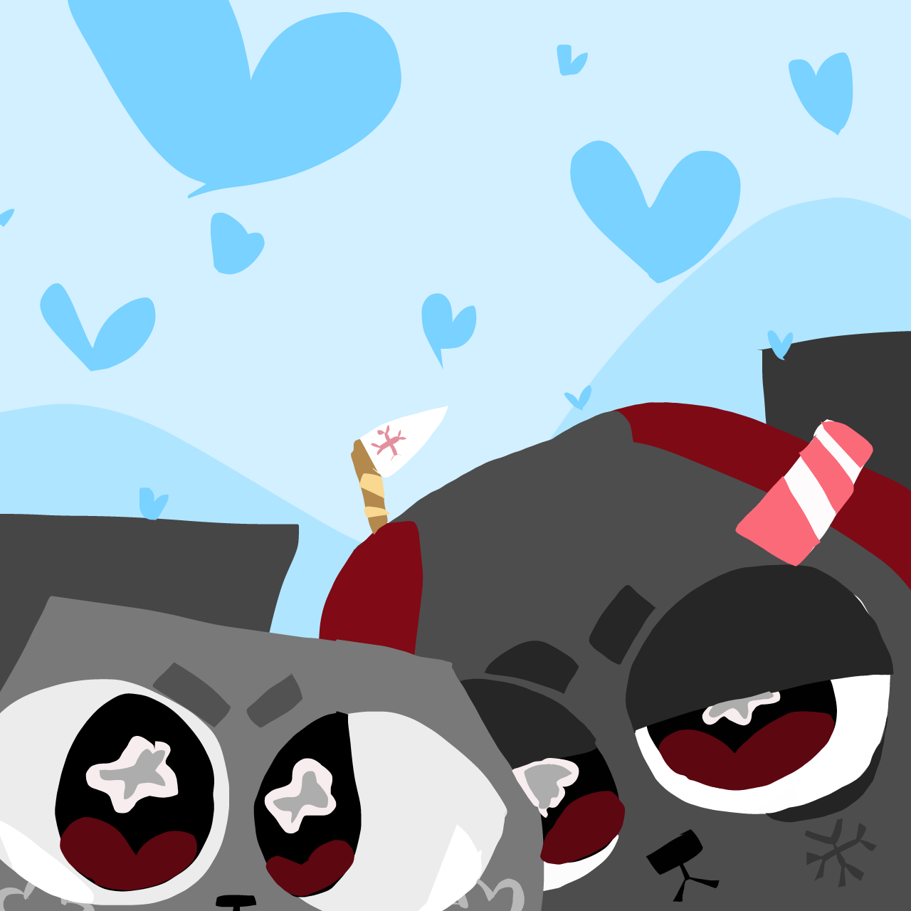 Pebbles & Coal! - ibisPaint