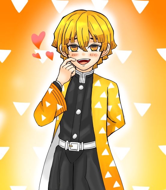 zenitsu (my first fun art) - ibisPaint