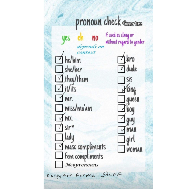 Pronouns check!! - ibisPaint