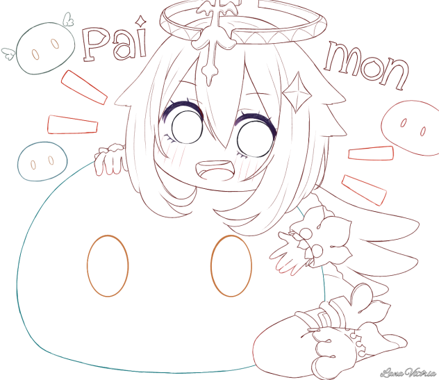 Paimon 😇 2 - ibisPaint