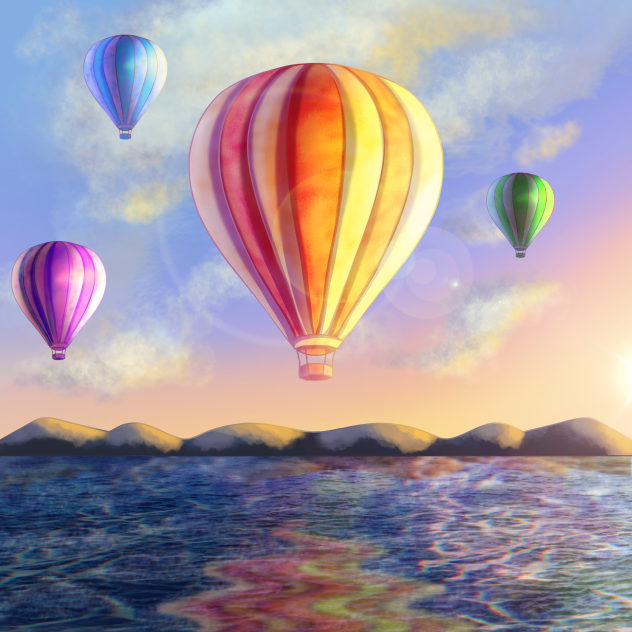 Air balloons - ibisPaint