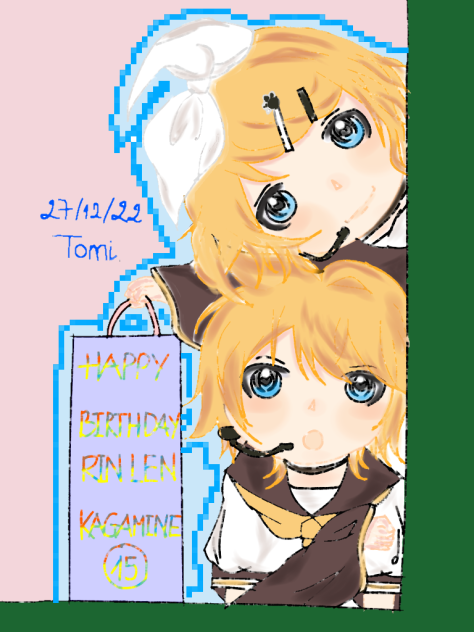 Fanart Rin Len 27122022 - ibisPaint