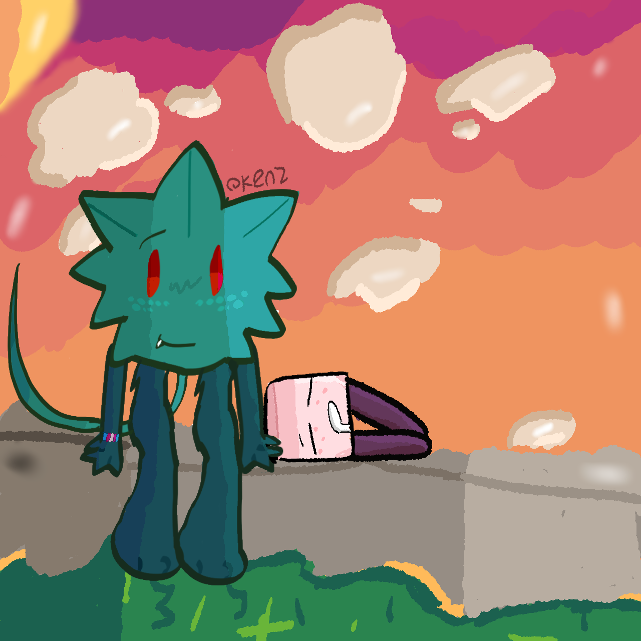 minty🫣🫣 & sugar cube - ibisPaint