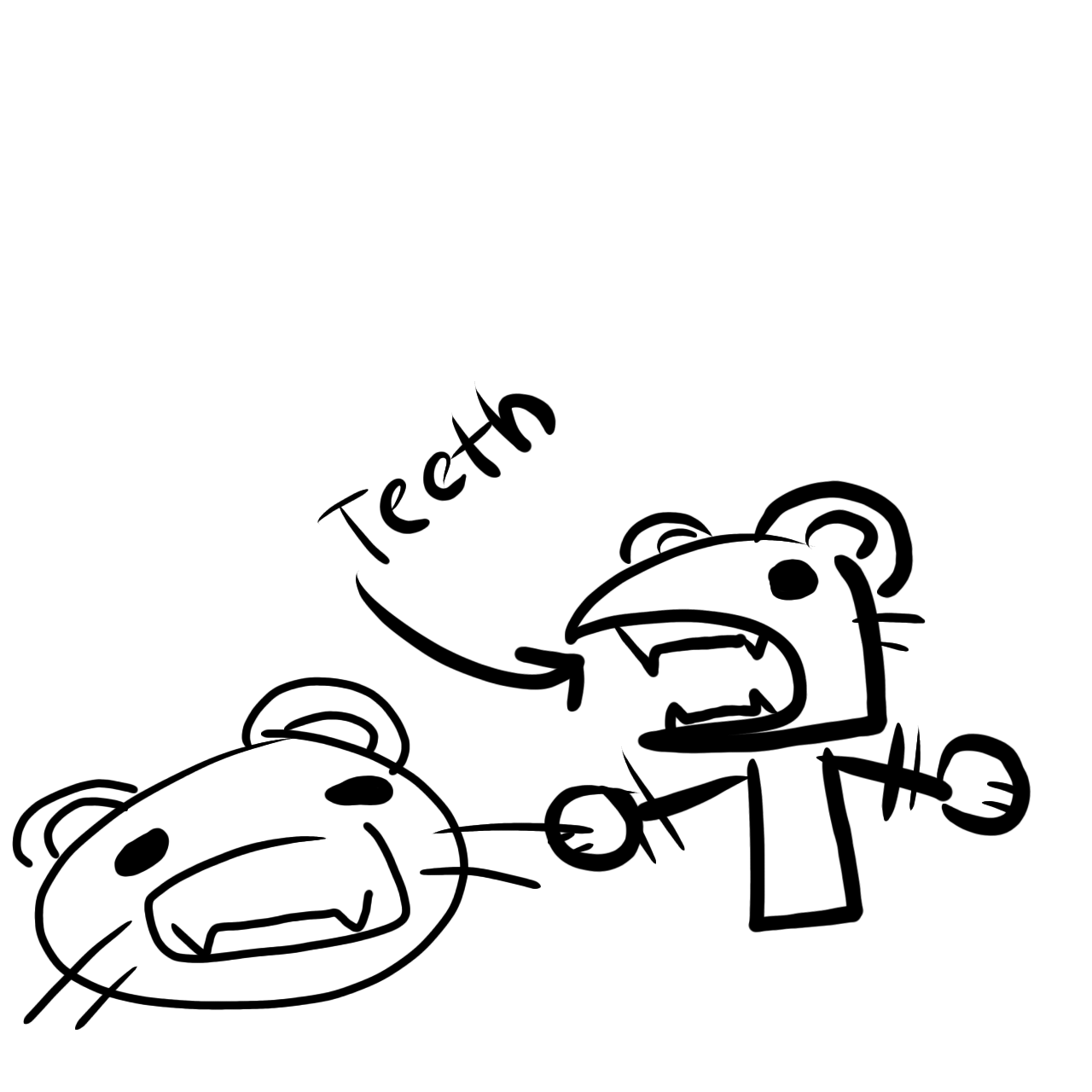 MOUSE TEETH - ibisPaint