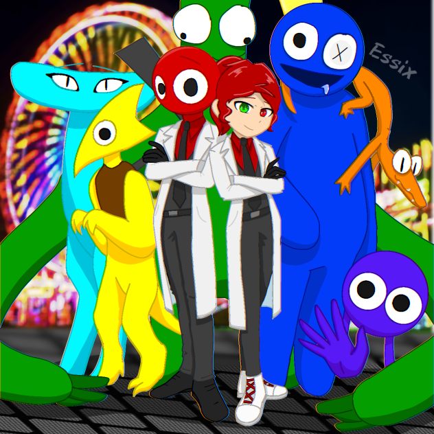 Rainbow Friends! - ibisPaint