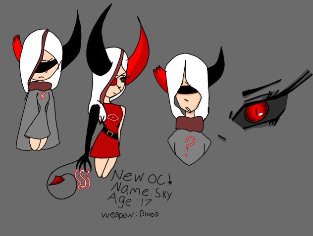 New oc! Meet sky - ibisPaint