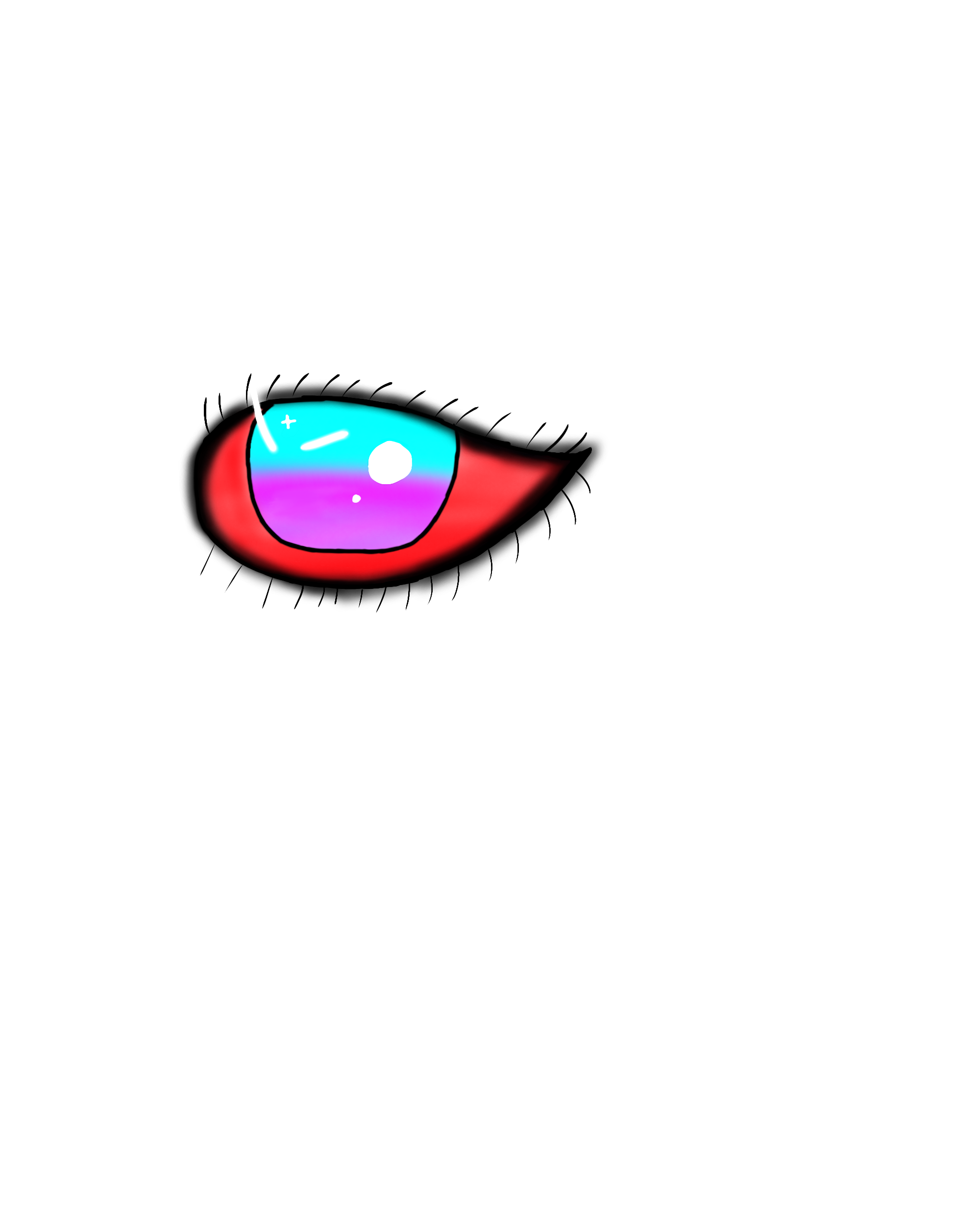 realistic demon eyes attempt - ibisPaint