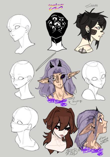 Head design collab - ibisPaint