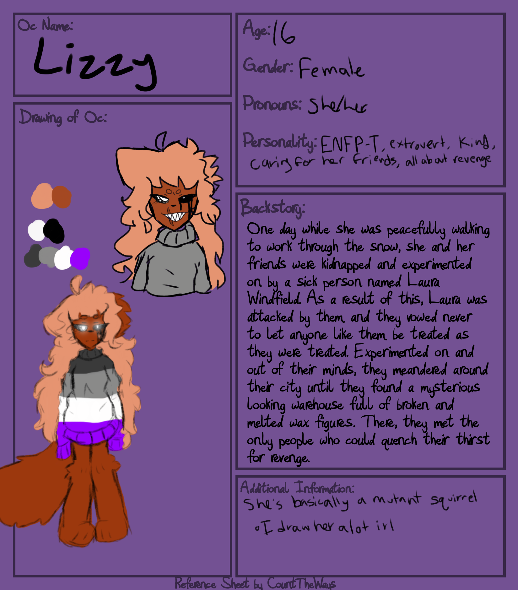 Lizzy Reference Sheet - ibisPaint