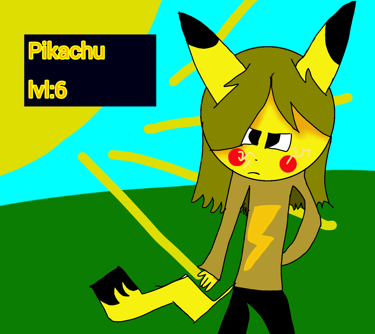 human Girl Pikachu - ibisPaint