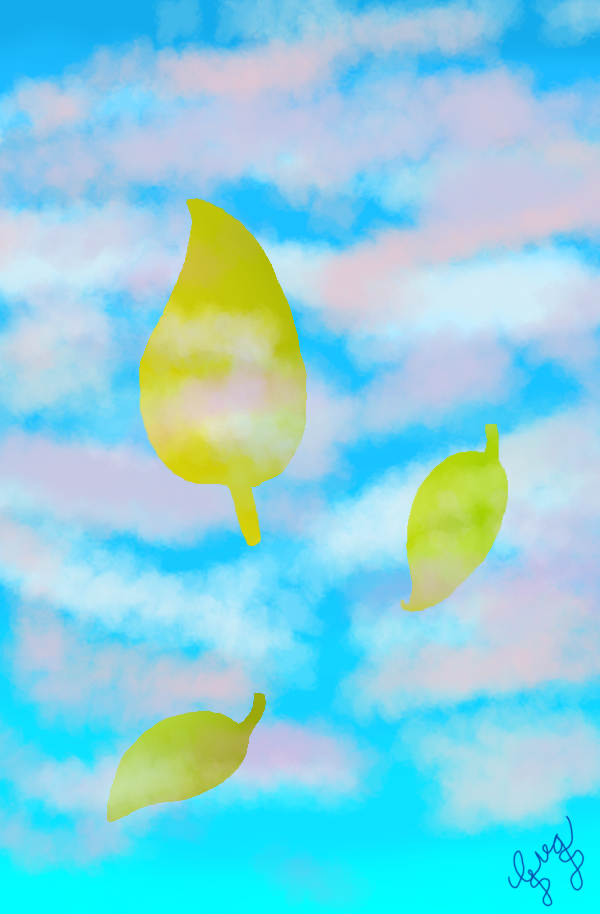 Falling leaves - ibisPaint