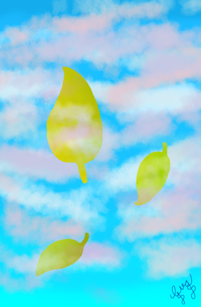 Falling leaves - ibisPaint