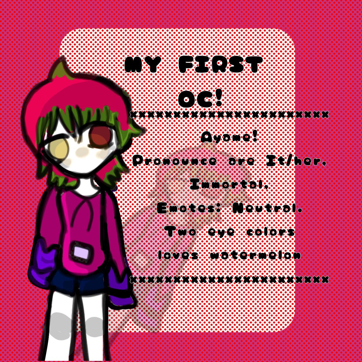 Humanoid iPad full drawing (AKA my oc) - ibisPaint