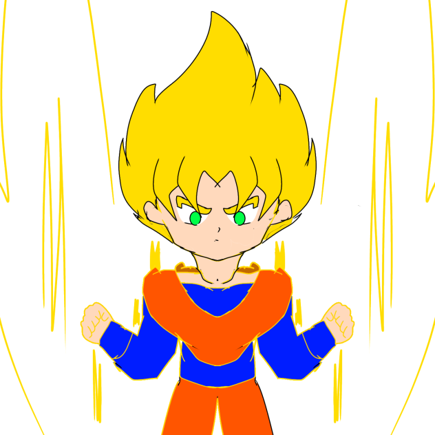 Super Saiyan Goten - ibisPaint