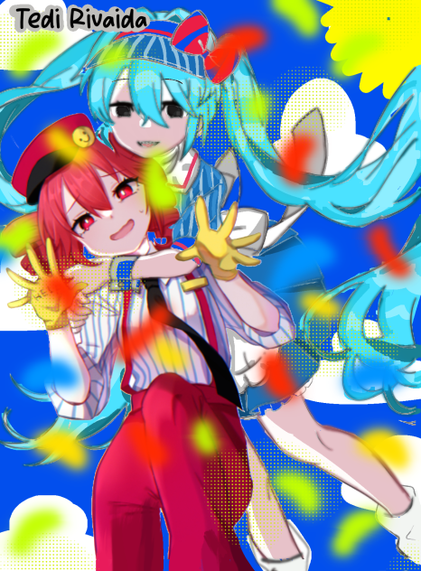 Hatsune Miku and Kasane Teto😽 - ibisPaint