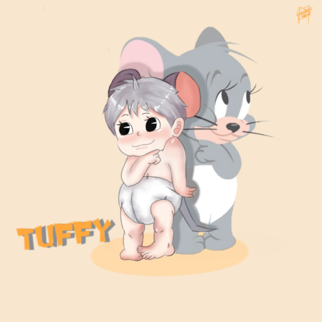 anime version of tuffy - ibisPaint