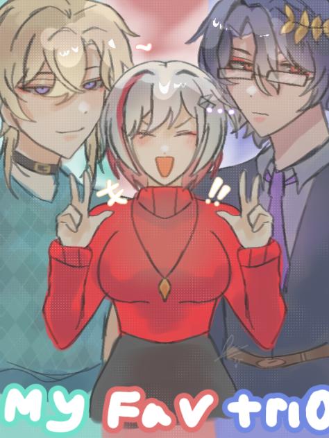 My fav trio on Honkai Star Rail - ibisPaint