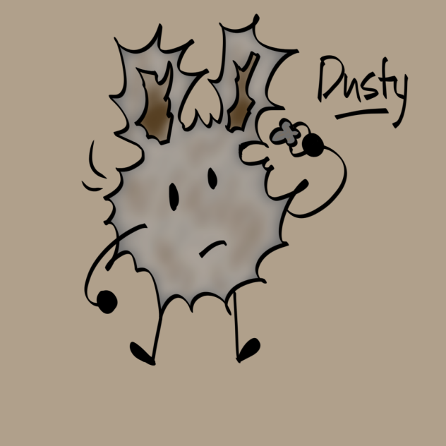 dusty bfdi oc - ibisPaint