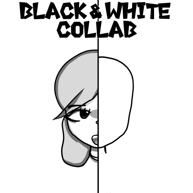 black & white collab - ibisPaint