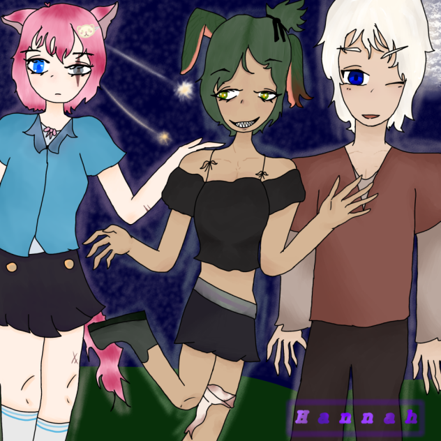 This trio ^ • ^ - ibisPaint