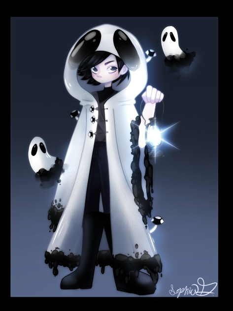 Ghost mushroom boy - ibisPaint