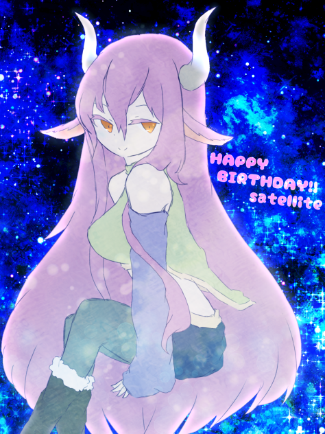 さてらいとちゃんはぴば絵【UTAU】 - ibisPaint