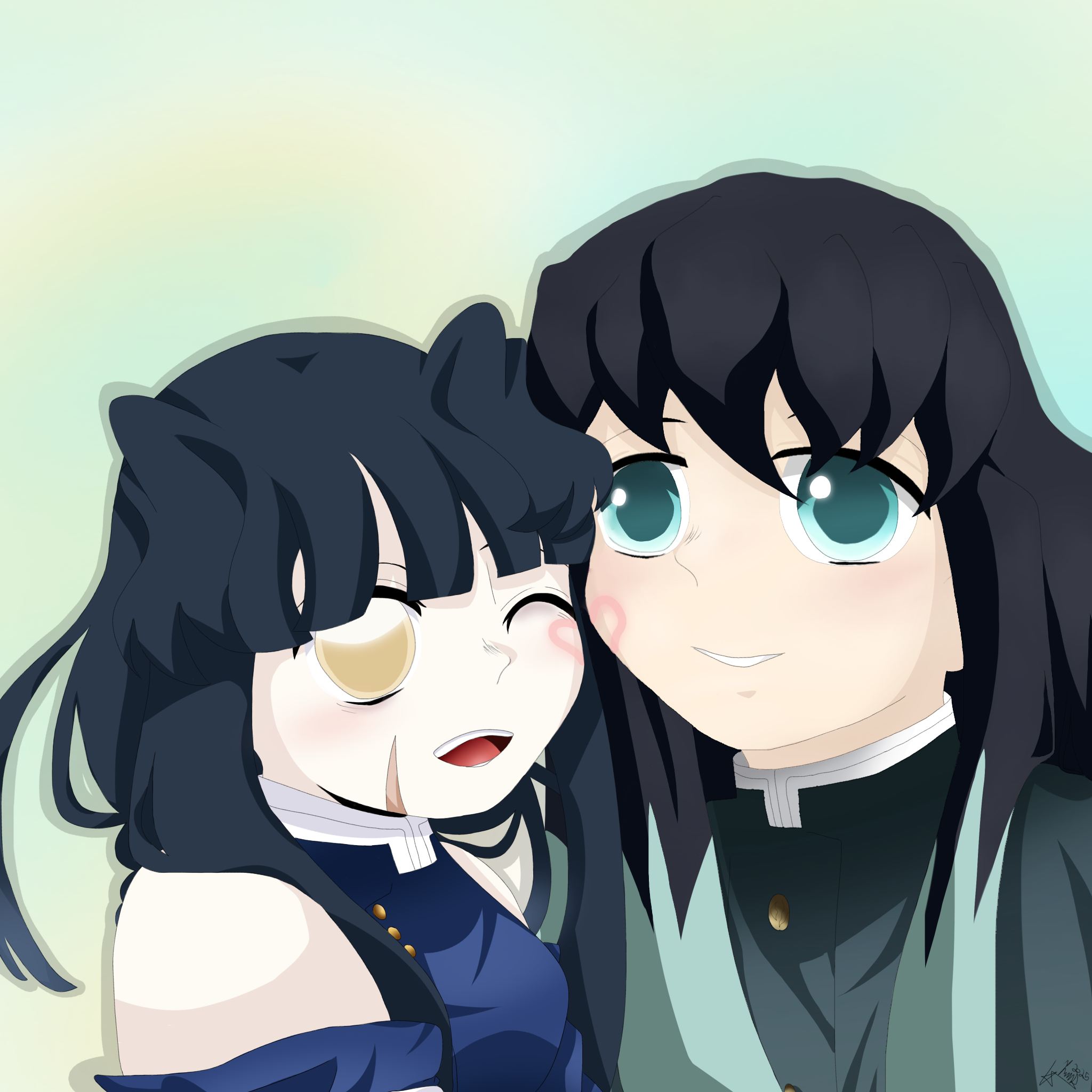 Mai and muichiro - ibisPaint