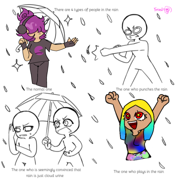 4 rain people collab - ibisPaint