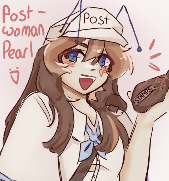 Post woman pearl yay - ibisPaint