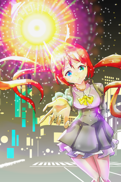 Rainbow Fireball💥💥💎 - ibisPaint