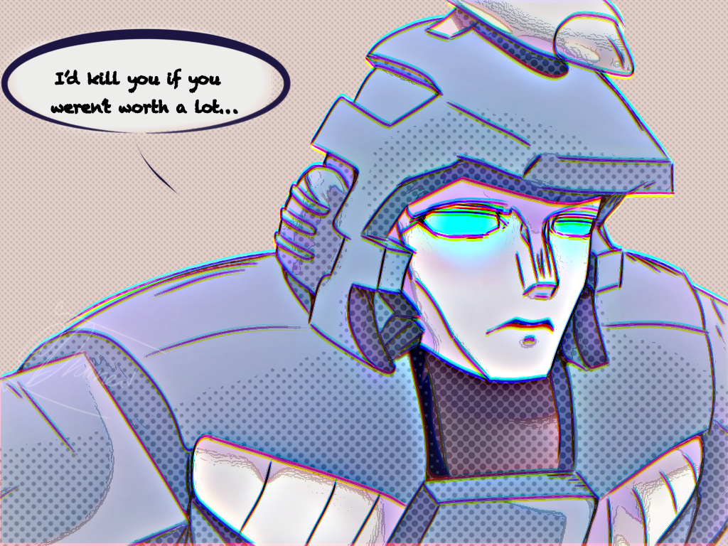 Bounty hunter and his bounty - ibisPaint