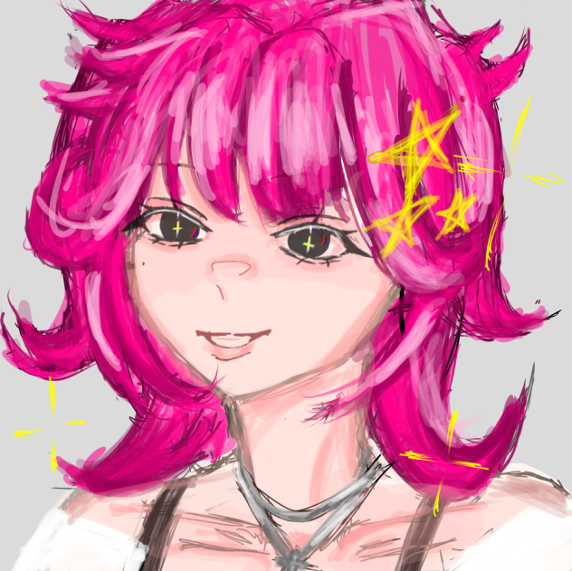 Pink haired - ibisPaint