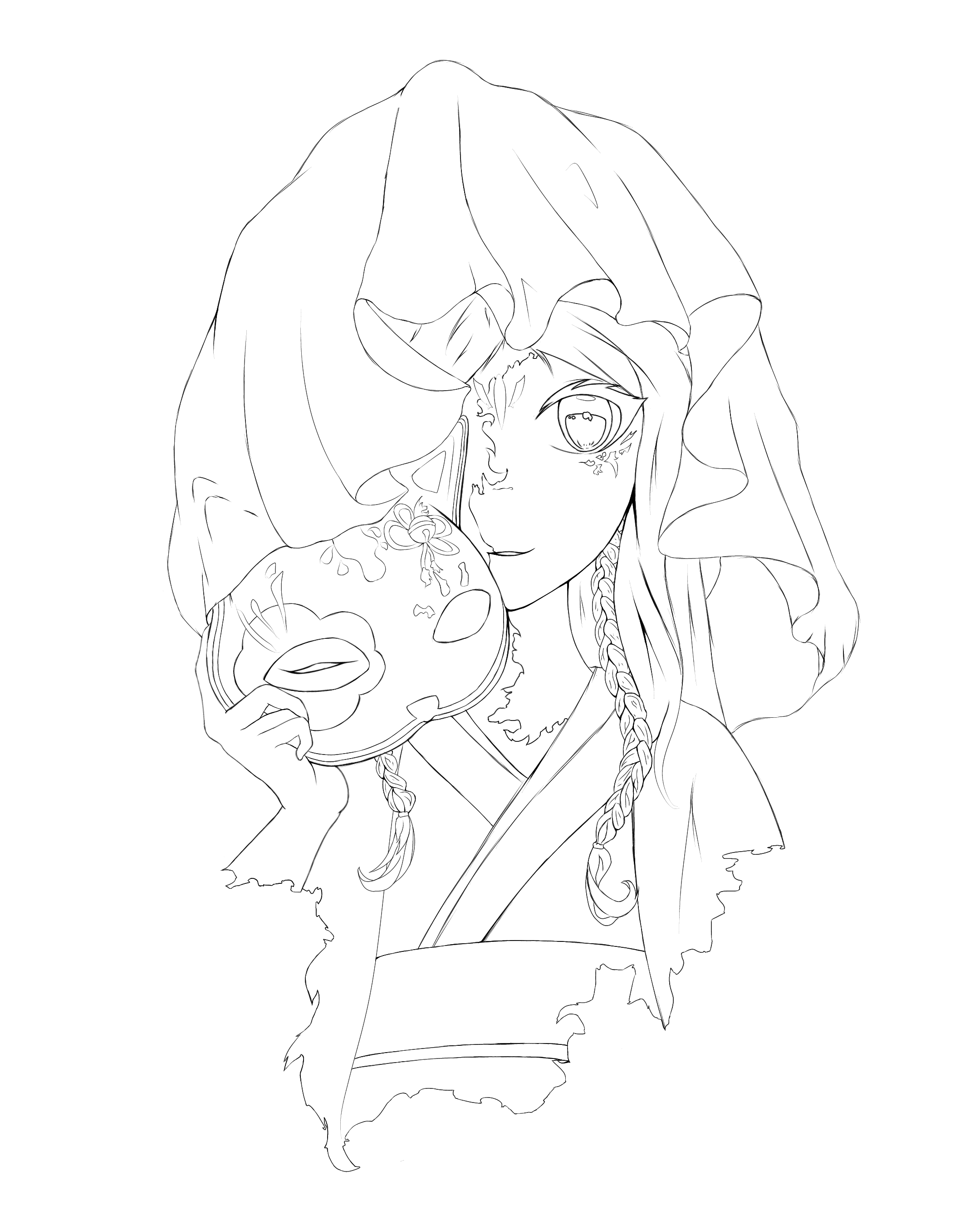 Line art of #22 - ibisPaint