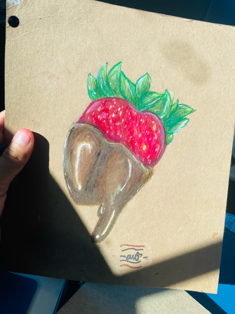 Chocolate strawberry - ibisPaint