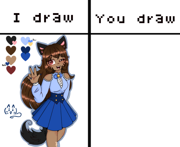 I draw you draw My Oc Mya - ibisPaint