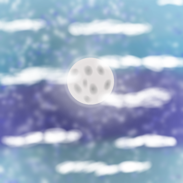 Moon and stars - ibisPaint