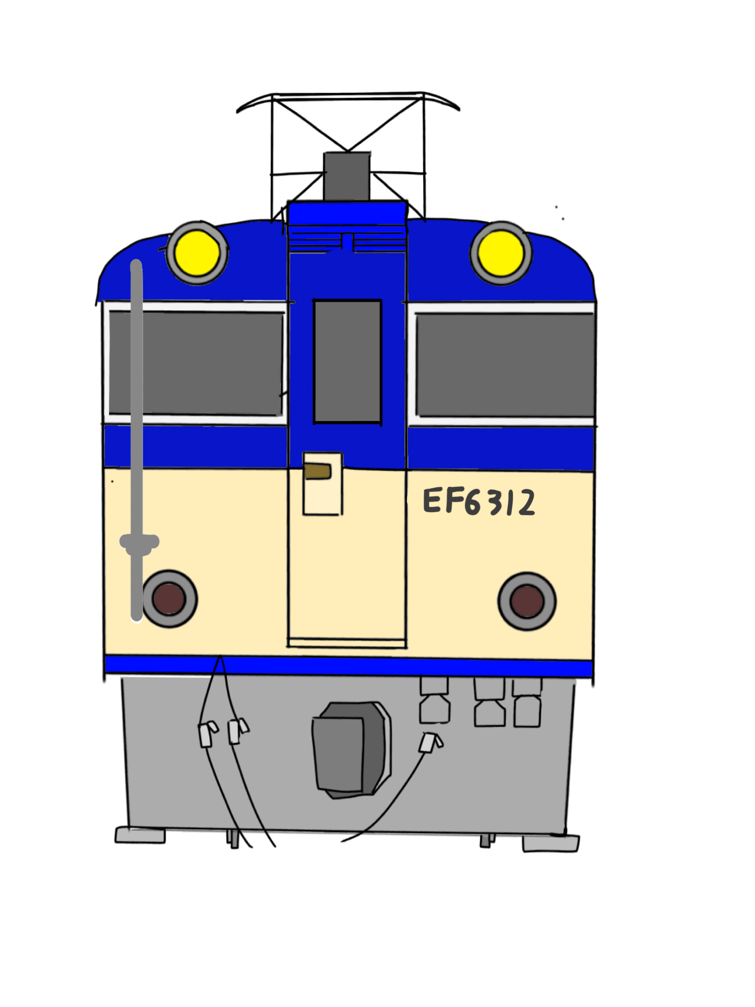 EF6312ゆっくり鉄道茶番素材 - ibisPaint