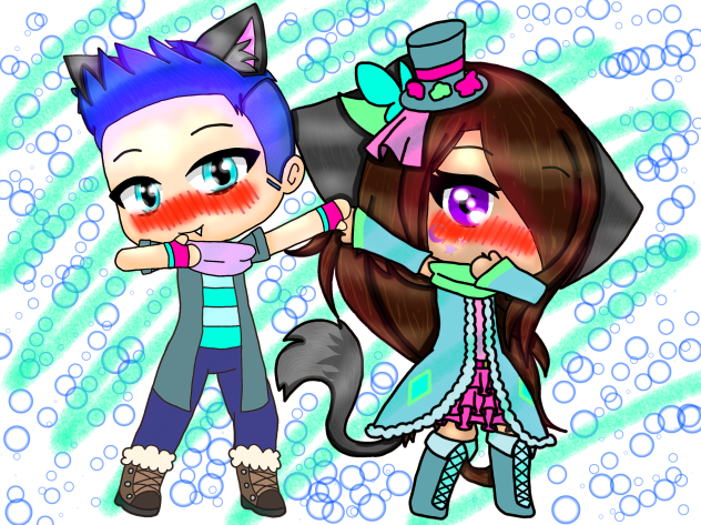 Gacha Couple Dab - ibisPaint