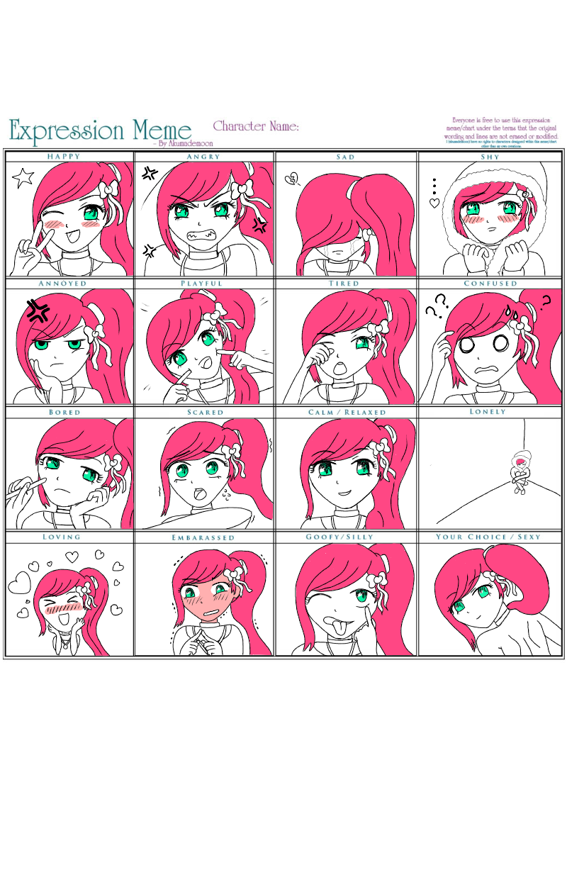Drawing expression meme. - ibisPaint