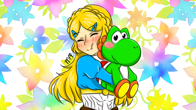 Yoshi Huggie - ibisPaint