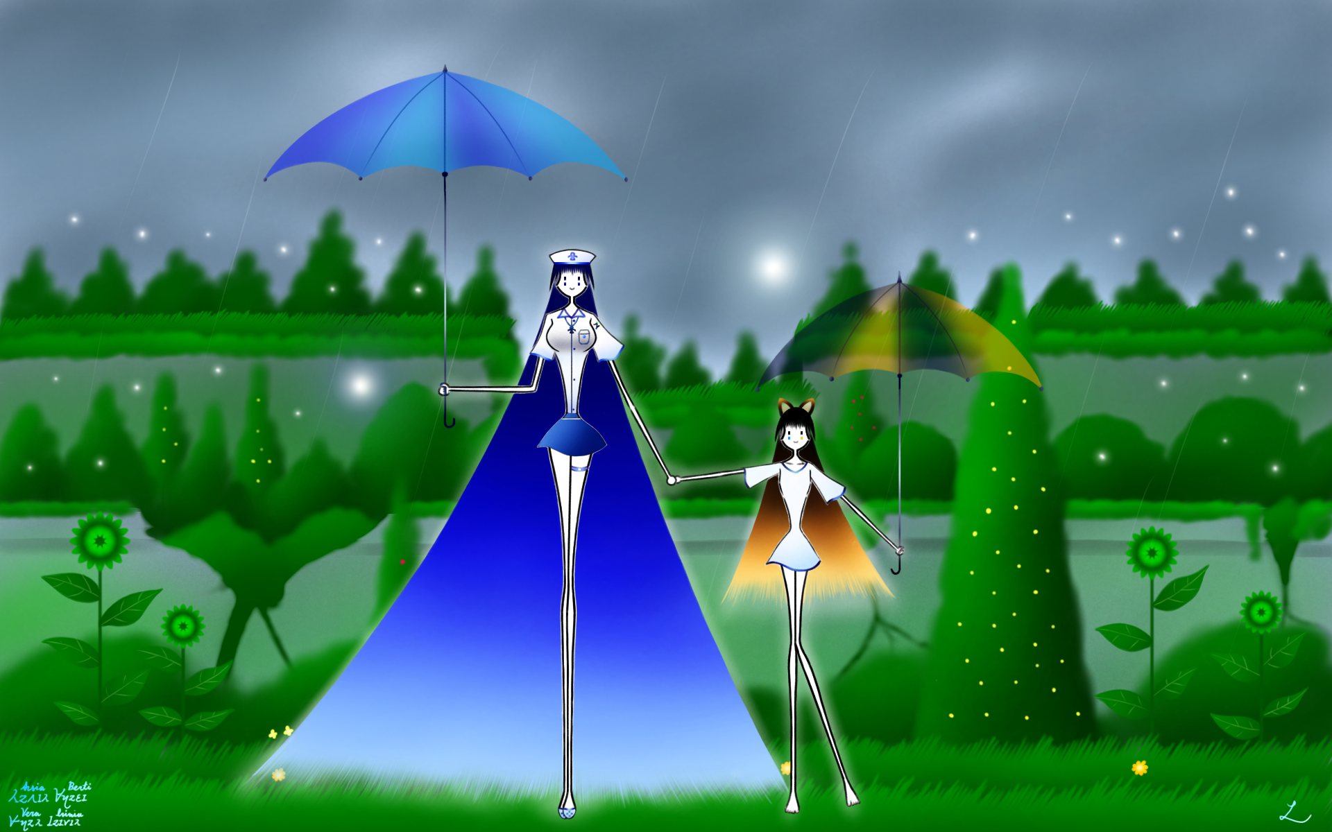 Companion in the Rain - ibisPaint