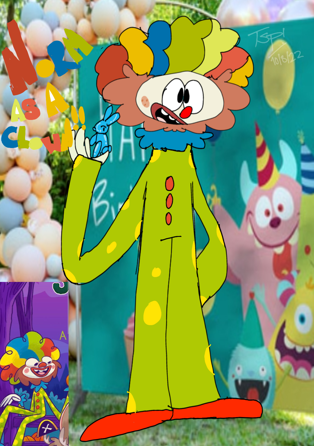 Goofy ahh Clown 🤓💀 - ibisPaint