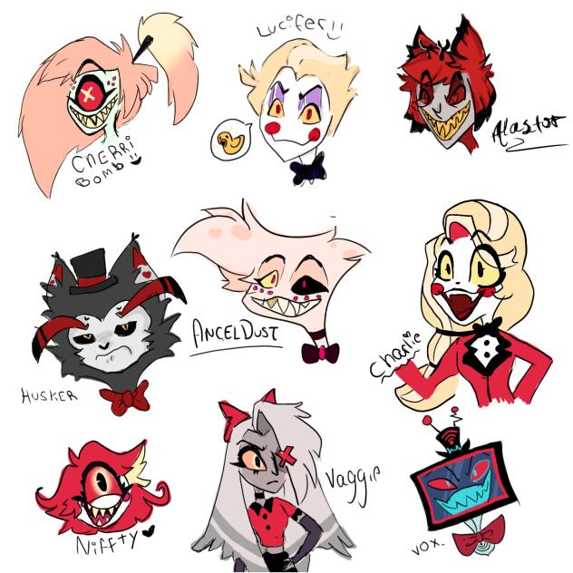 hazbin characters - ibisPaint