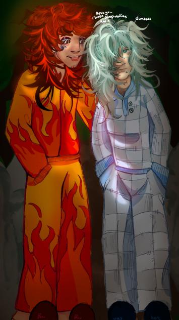 Fire and ice - ibisPaint